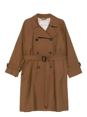 Max Mara Double-breasted Trench Coat - Brown