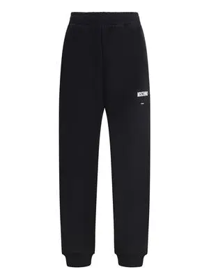 Moschino Cotton Sweatpants - Black