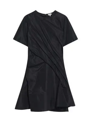 Loewe Draped Mini Dress - Black
