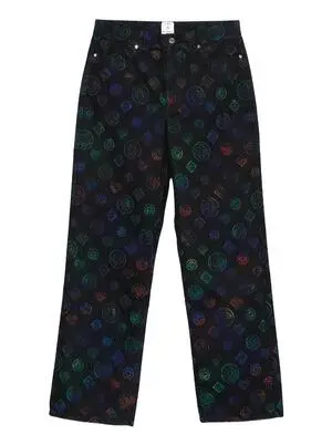 Casablanca Denim Regular & Straight-leg Jeans - Black