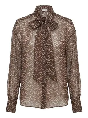 Brunello Cucinelli Cotton Blend Shirt - Multicolor