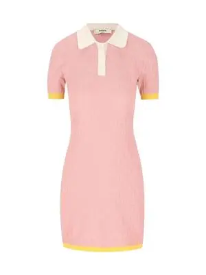 Fendi Color Block Ff Knit Dress - Multicolor