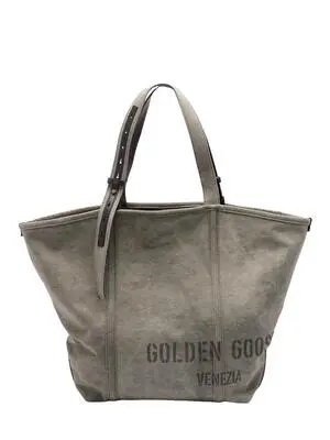GOLDEN GOOSE 24/7 Ew Canvas Shopping Bag - Multicolor
