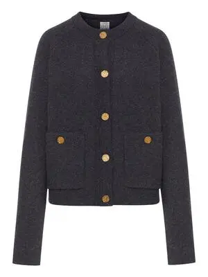 TOTEME TOTEME Cardigan With Hammered Buttons Multicolor