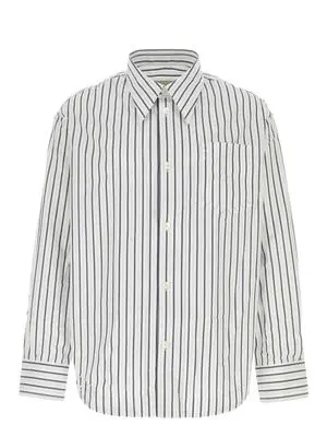 AMI Paris Embroidered Poplin Shirt - Multicolor