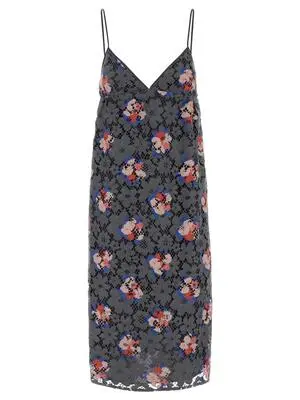Fendi Printed Lace Dress - Multicolor