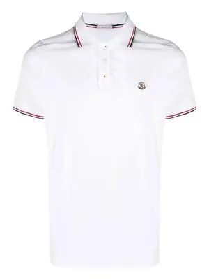 Moncler Polo Shirts - White
