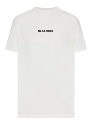 JIL SANDER JIL SANDER Crew Neck Cotton T-Shirt With Logo Multicolor