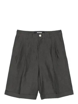 Jacquemus Tailored Pleated Shorts - Gray