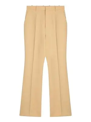 Gucci Wool Crêpe Trousers - White