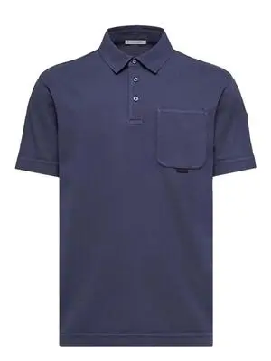 Moncler Polo Shirts - Blue