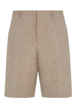 Fendi Monogram Tailored Shorts - Multicolor