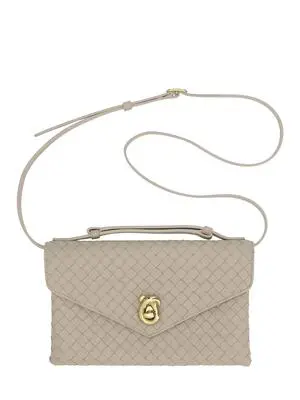 Bottega Veneta Knot Lock Shoulder Bag - Cream
