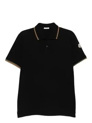Moncler Polo Shirts - Black