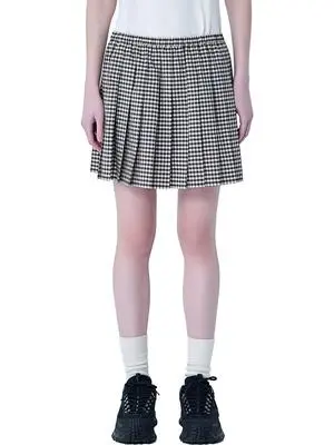 Moncler Pleated Mini Skirt - Gray