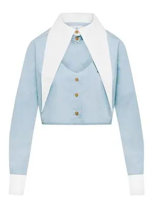 VIVIENNE WESTWOOD Vivienne Westwood Cropped Shirt Multicolor