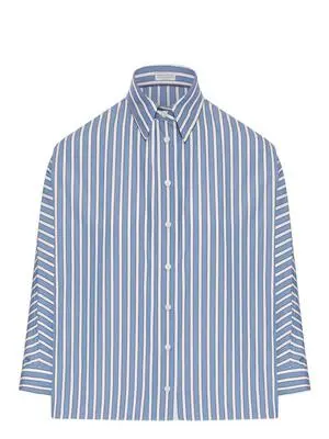 Brunello Cucinelli Striped Cotton Shirt - Multicolor