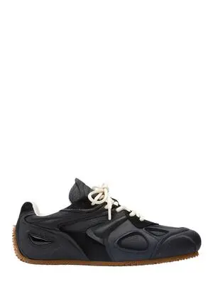Axel Arigato Leather And Suede Paneled Lace-up Trainers - Black