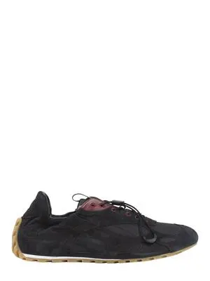 Bottega Veneta Orbit Flash Suede Sneakers - Black