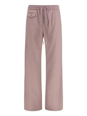 Dolce & Gabbana Wool Jogging Pants - Brown