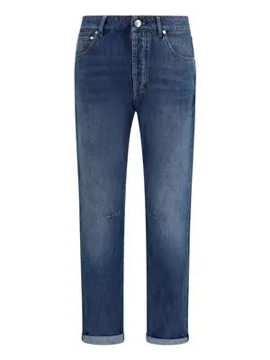 Brunello Cucinelli Straight Five-pocket Jeans - Blue