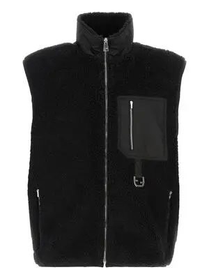 Fendi Teddy Fabric Vest - Black