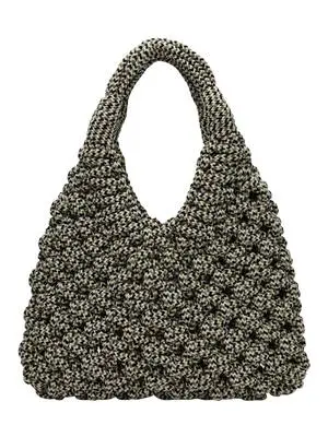 HIBOURAMA Vannifique Maxi Bag In Velvet - Multicolor