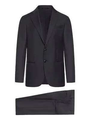 Giorgio Armani Tailored Wool And Cashmere Suit - Multicolor