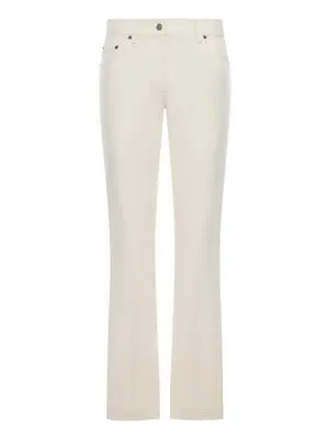 Valentino Garavani Five-pocket Flare Trousers - Cream