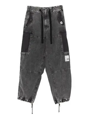 Mihara Yasuhiro Grey Cargo Trousers - Gray