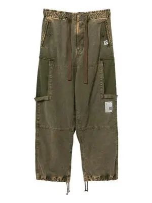 Mihara Yasuhiro Wide-leg Cargo Trousers - Green