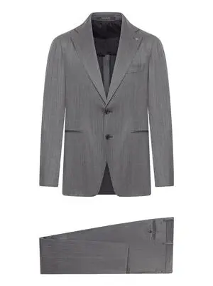 Tagliatore Tailored Wool Suit - Multicolor