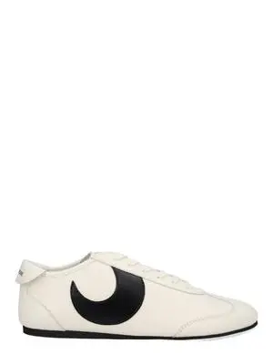 MARINE SERRE Astra Leather Sneakers - White