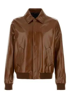 Fendi Leather Jacket - Brown