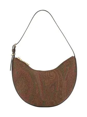 Etro ETRO Essential Small Hobo Bag Brown