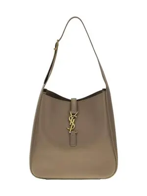 Saint Laurent Le 5 À 7 Shoulder Bag - Gray
