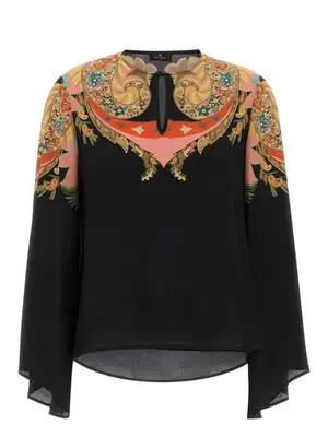 Etro Crepe Blouse - Black