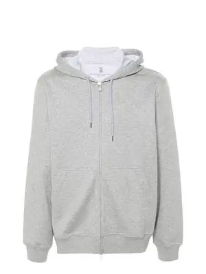Brunello Cucinelli Cotton Blend Hoodie - Multicolor