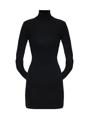 Alexander Wang Mini Draped Dress - Black