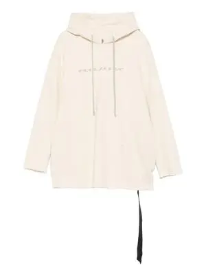Rick Owens RICK OWENS DRKSHDW Oversized Cotton Hoodie With Logo Print Multicolor