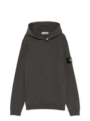 Stone Island STONE ISLAND HOODED SWEATSHIRT Gray