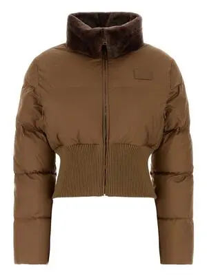 Fendi Padded Down Jacket - Brown