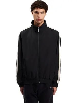 Palm Angels Classic Logo Windbreaker Jacket - Black
