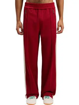 Palm Angels Classic Logo Zip-up Track Pants - Red