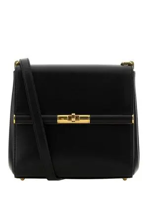 Dolce & Gabbana Leather Marlene Crossbody Bag - Black