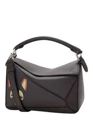 Loewe Futurist Cat" Small Puzzle Bag In Calfskin - Multicolor