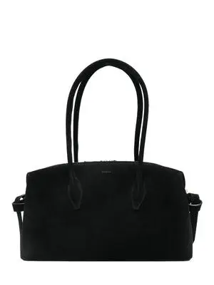 Yuzefi Suede Tote Bag - Black
