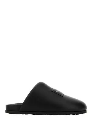 Givenchy Leather Slippers - Black