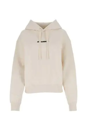 JIL SANDER JIL SANDER Oversize Cotton Sweatshirt Yellow