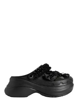 Balenciaga X Crocs Embellished Clogs - Black